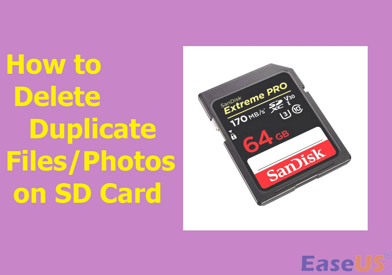 How To Delete Duplicate Files On Sd Card 2 Ways🔥
